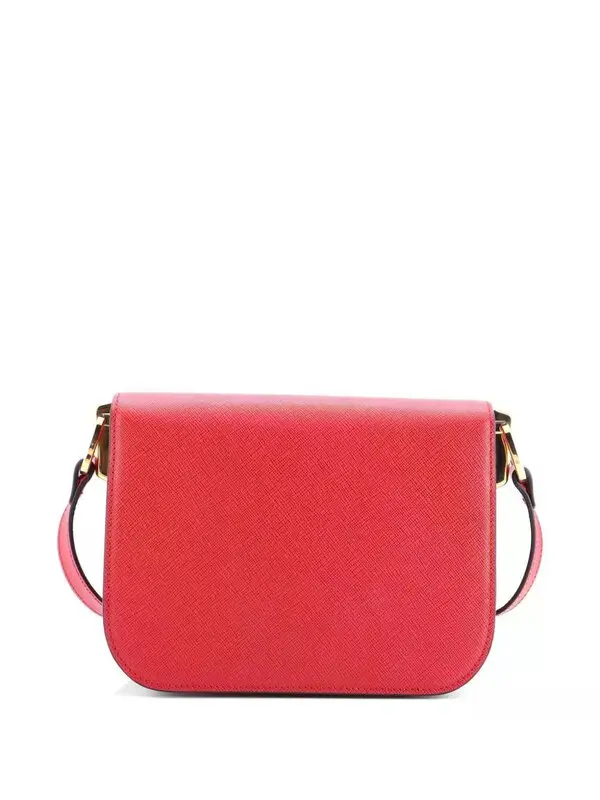 Prada Embleme Flap Bag Saffiano Leather Small Shoulder Bag