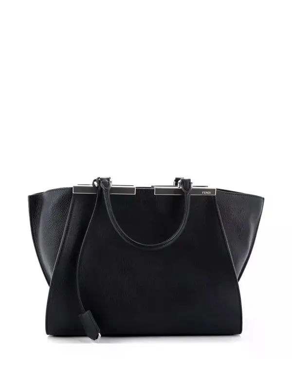 Fendi Petite 3 Jours Satchel - Black