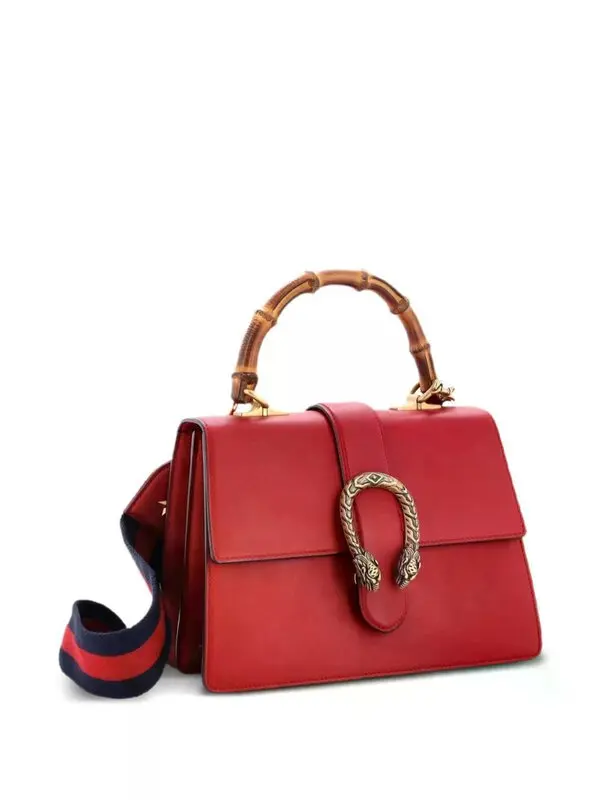 Gucci Dionysus Bamboo Top Handle Bag - Red