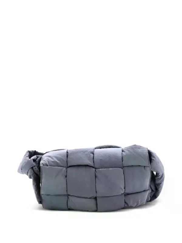 Bottega Veneta Padded Tech Cassette Intrecciato Nylon Crossbody Bag