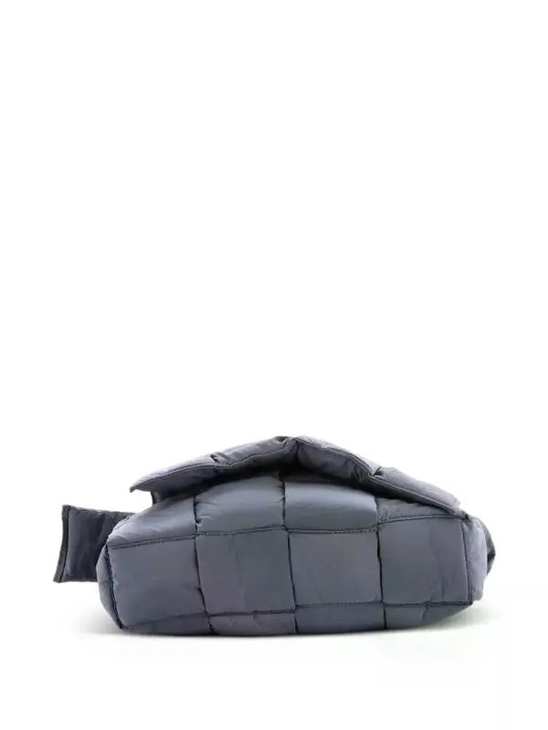 Bottega Veneta Padded Tech Cassette Intrecciato Nylon Crossbody Bag