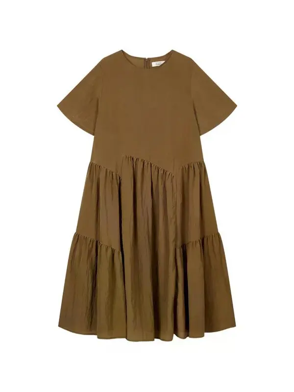 STUDIO TOMBOY Asymmetric Tiered A-line Dress