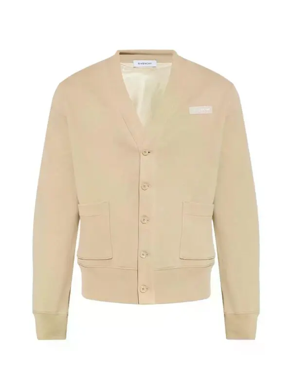 Givenchy Logo-patch Sweater - Neutrals