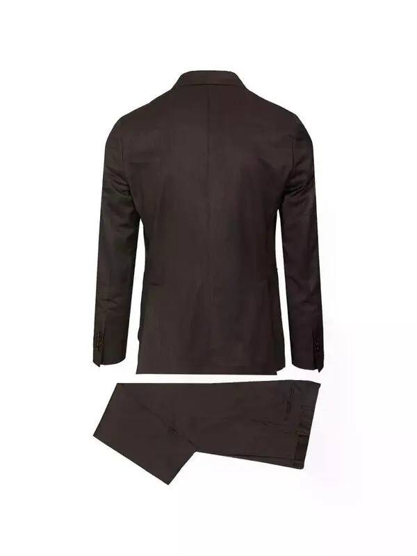 AL DUCA D’AOSTA 1902 Double-breasted Herringbone Suit