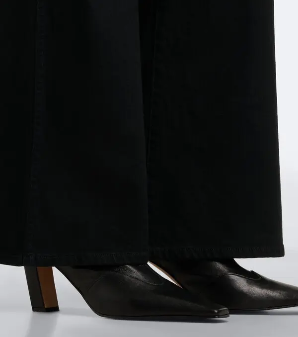 Khaite Nevada Leather Ankle Boots