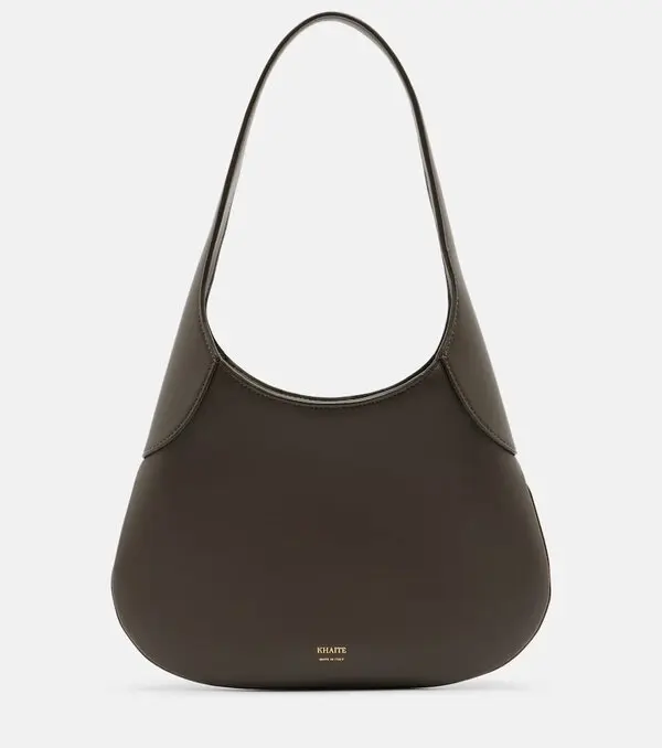 Khaite Joan Small Leather Shoulder Bag - Brown