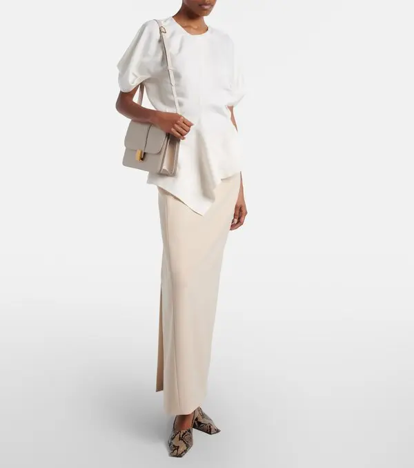 Khaite Blake Leather Crossbody Bag