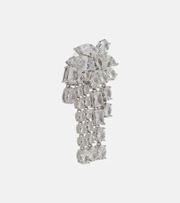 SELF-PORTRAIT Crystal Embellished Drop Earrings