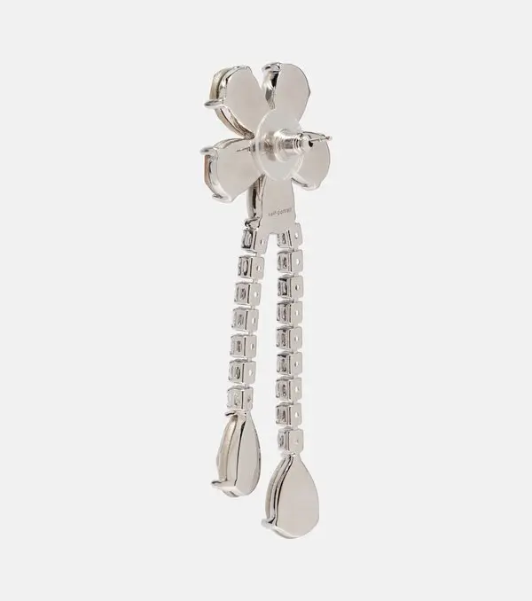 SELF-PORTRAIT Crystal Embellished Drop Earrings