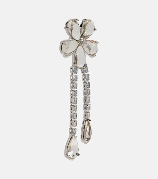 SELF-PORTRAIT Crystal Embellished Drop Earrings