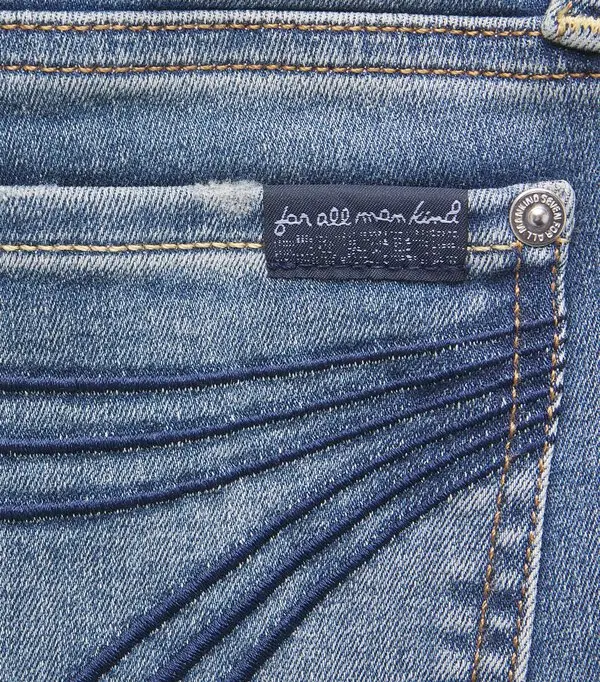 7 For All Mankind Dojo Slim Illusion Flared Jeans