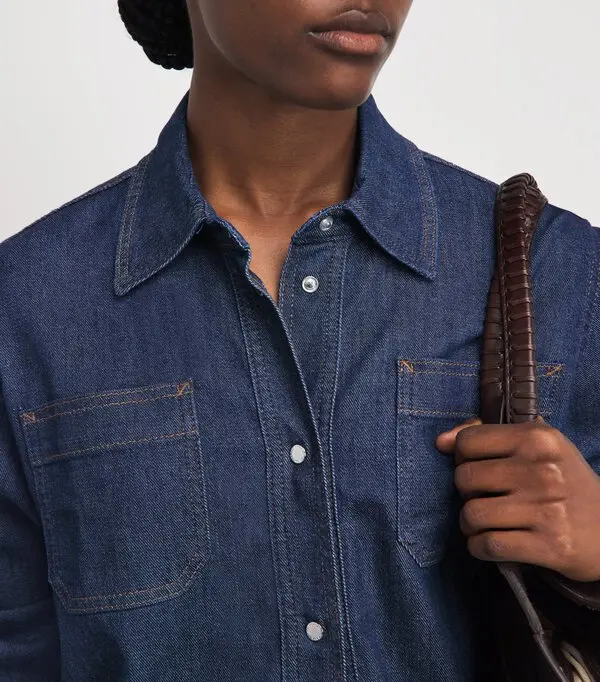 7 For All Mankind Denim Utility Shirt