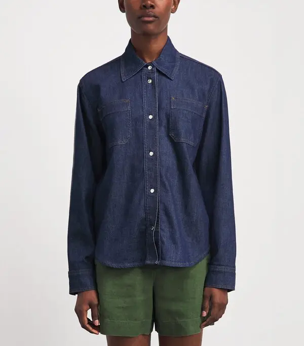 7 For All Mankind Denim Utility Shirt