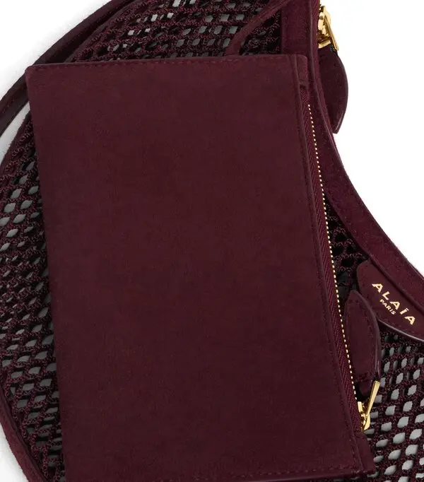Alaïa Small Demi Lune Shoulder Bag - Red