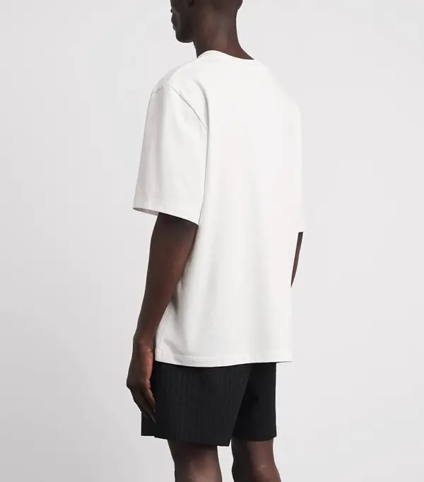 Studio Nicholson Cotton Bric T-shirt - White