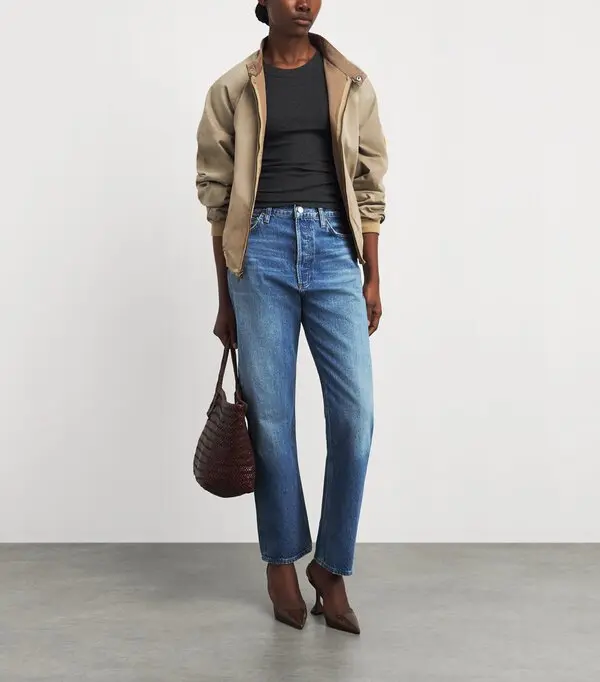 AGOLDE 90’s Pinch Waist Cropped Jeans - Blue