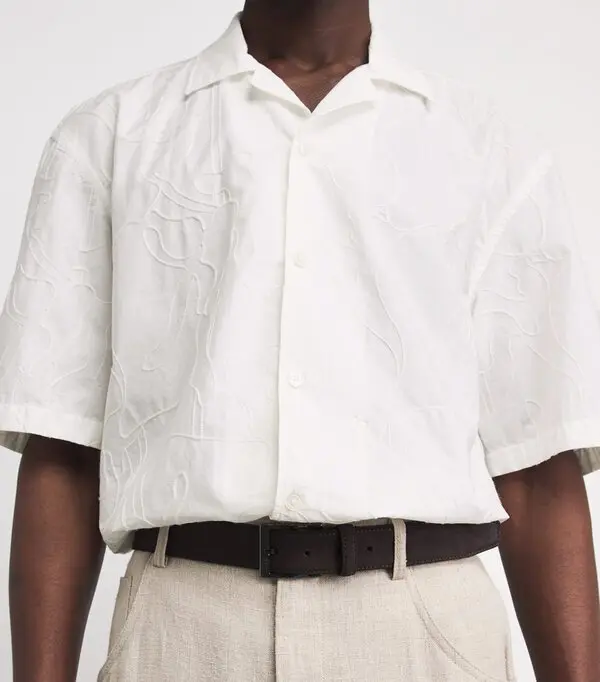 BOSS Cotton Embroidered Shirt