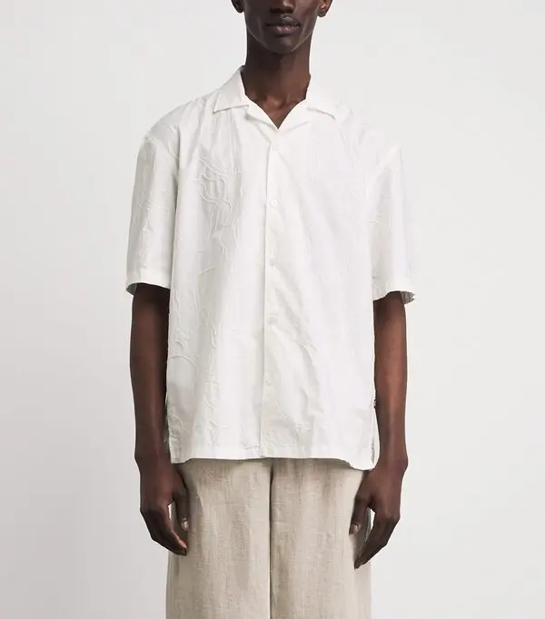 BOSS Cotton Embroidered Shirt