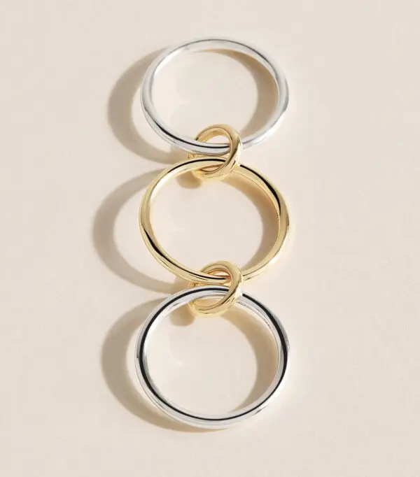 SPINELLI KILCOLLIN Sterling And Yellow Gold Solarium Ring