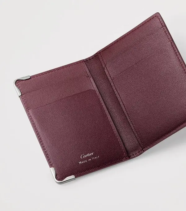 Cartier Leather Must De Card Holder - Blue