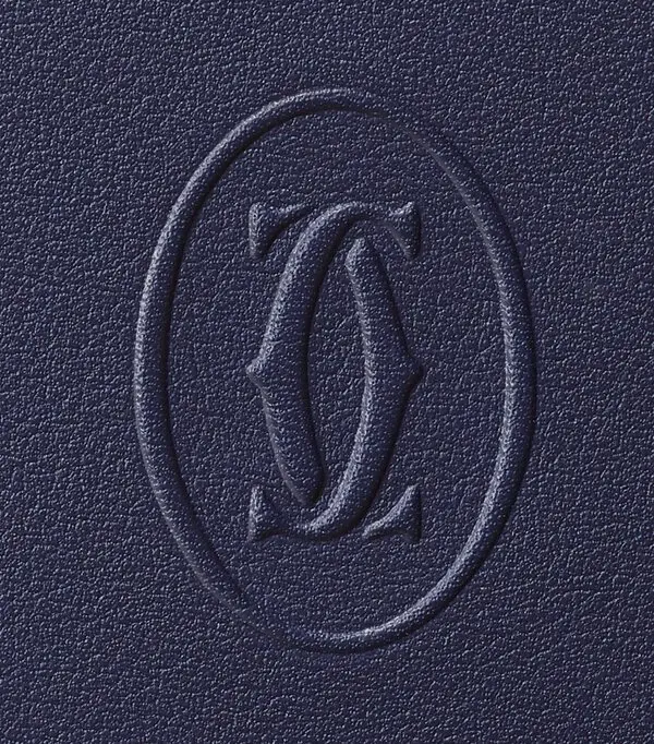 Cartier Leather Must De Card Holder - Blue