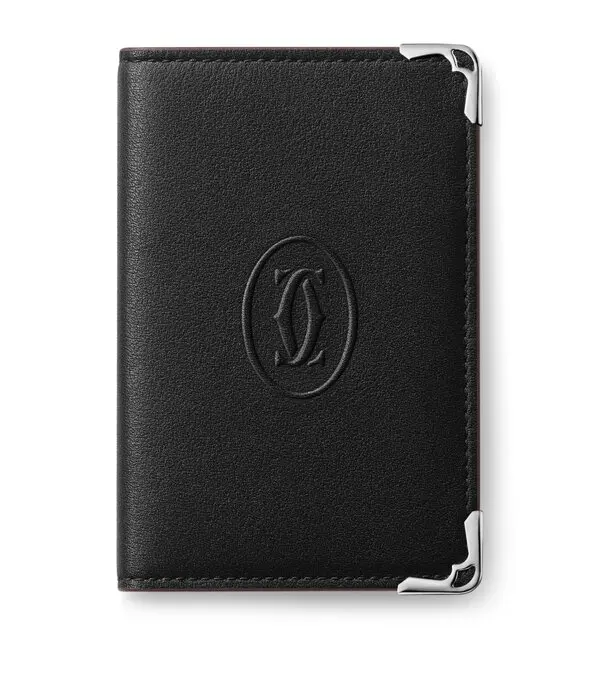 Cartier Leather Must Card Holder - Black