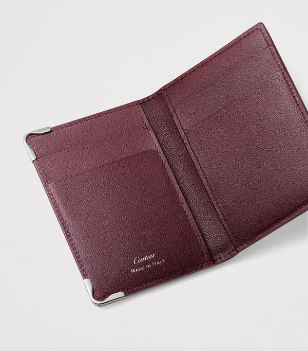 Cartier Leather Must Card Holder - Black