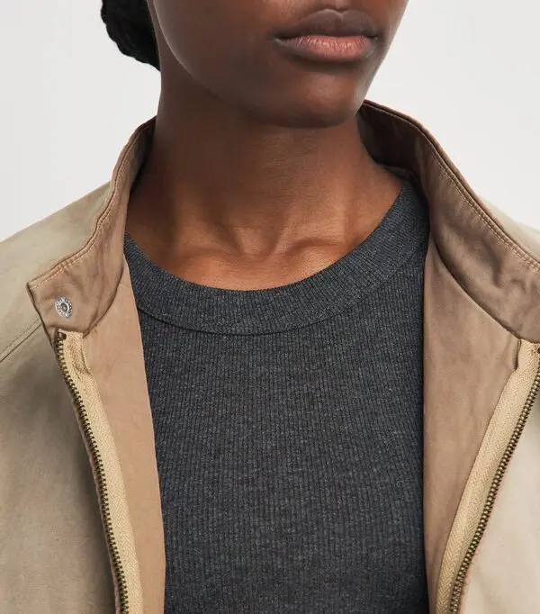 AGOLDE Leigh Ribbed Longline Tank Top - Grey