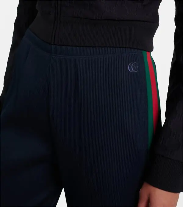 Gucci Web Stripe Capri Pants