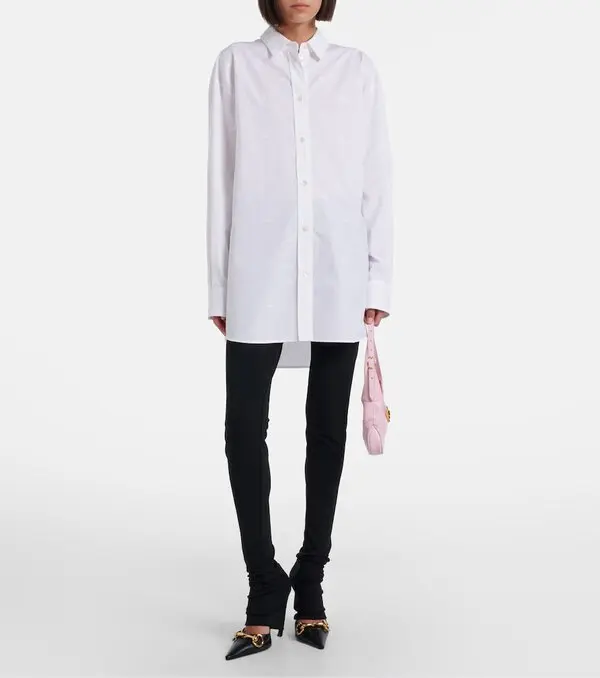 Gucci Gg Checked Cotton Poplin Shirt