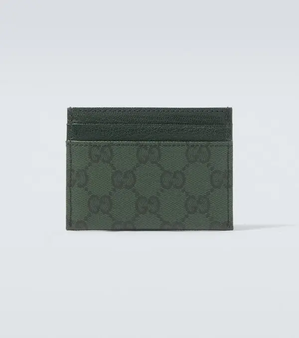 Gucci Essence Classic Gg Canvas Card Holder