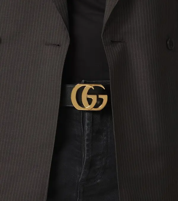 Gucci Gg Marmont Leather Belt