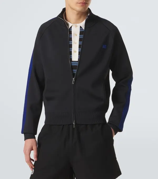 WALES BONNER Tide Zip-up Cardigan