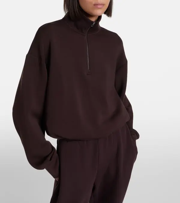 Varley Sian Half-zip Sweatshirt - Brown