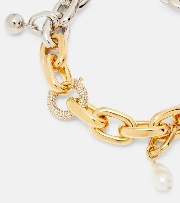 Rabanne Xl Link Embellished Chain Necklace