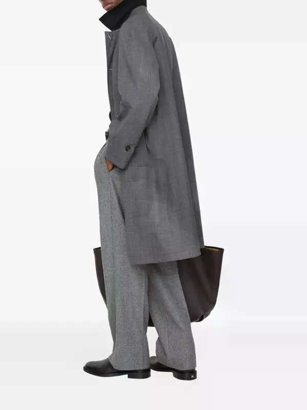 Burberry Long Reversible Wool Parkbury Car Coat