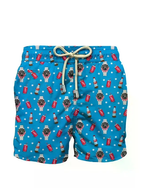 MC2 SAINT BARTH Lighting Swim Shorts - Blue