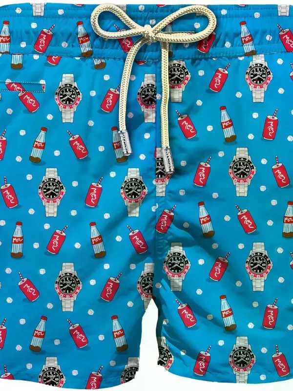MC2 SAINT BARTH Lighting Swim Shorts - Blue