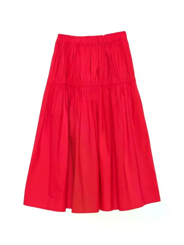 Maje Tiered Midi Skirt