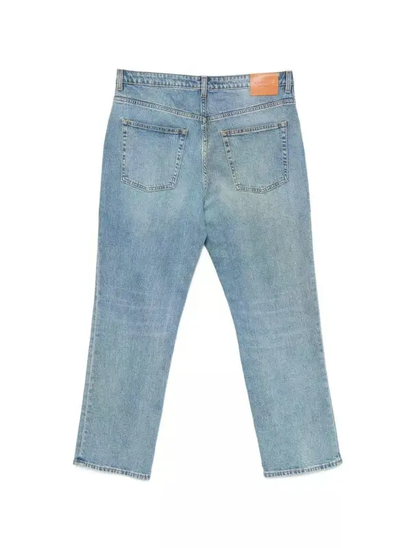 Gant Faded-effect Straight-leg Jeans