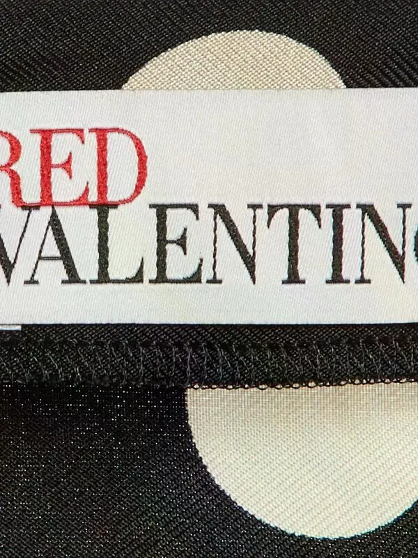 Red Valentino Polka Dot Print Mini Dress