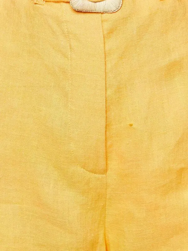 Nanushka Belted Linen Trousers