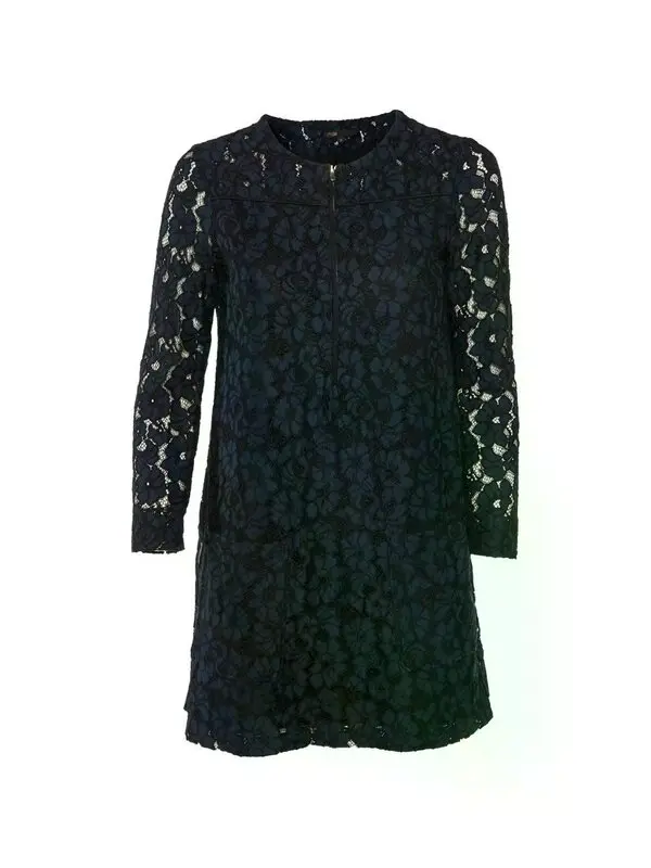 Maje Floral-lace Mini Dress - Blue
