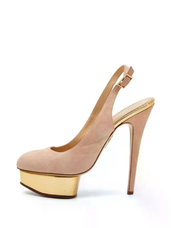 CHARLOTTE OLYMPIA Dolly Platform Stiletto Pumps - Neutrals