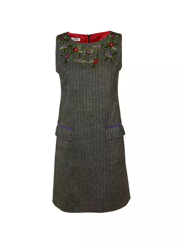 Moschino Embellished Mini Dress
