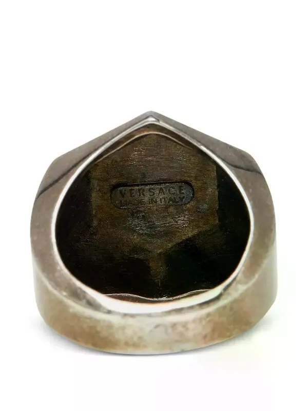 Versace Logo-details Ring