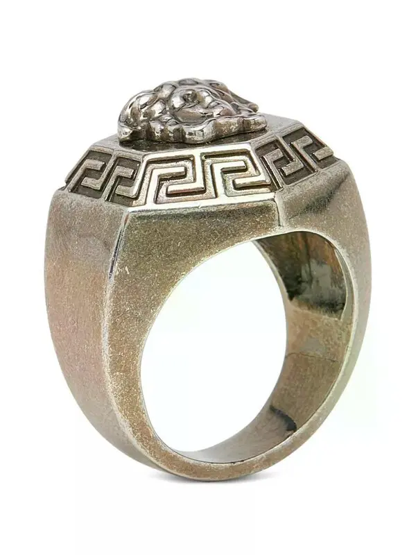 Versace Logo-details Ring