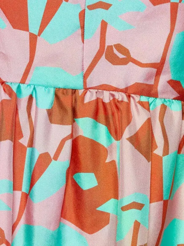 ROKSANDA Floral-print Peplum Top