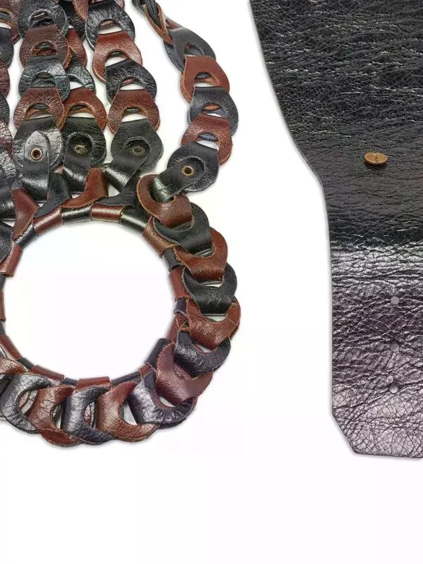 Kenzo Leather Link-chain Belt