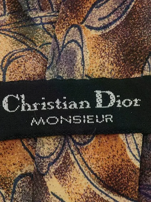 Dior Silk Tie - Neutrals